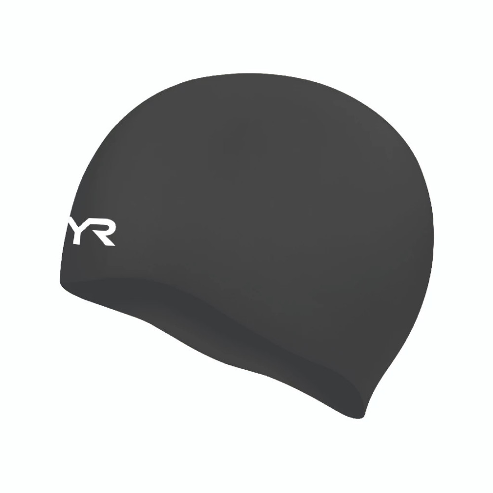 TYR Solid Silicone Cap - Aqua Fitness