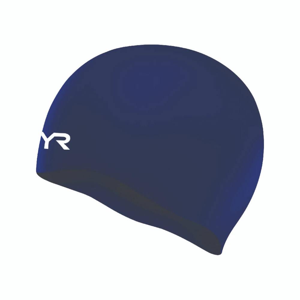 TYR Solid Silicone Cap - Aqua Fitness